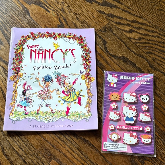 Hello Kitty | Other | Fancy Nancys Fashion Parade Sticker Book And ...